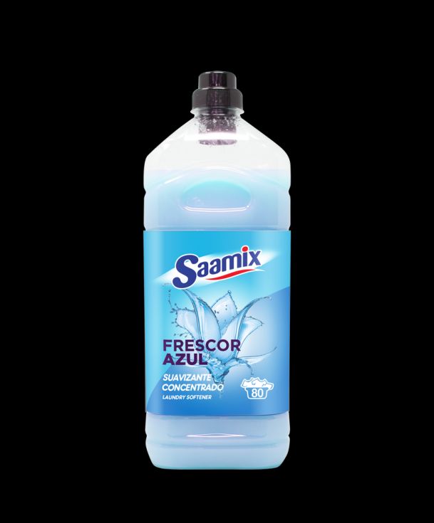 SUAVIZANTE CONCENTRADO FRESCOR AZUL, 80 LAVADOS SAAMIX ...